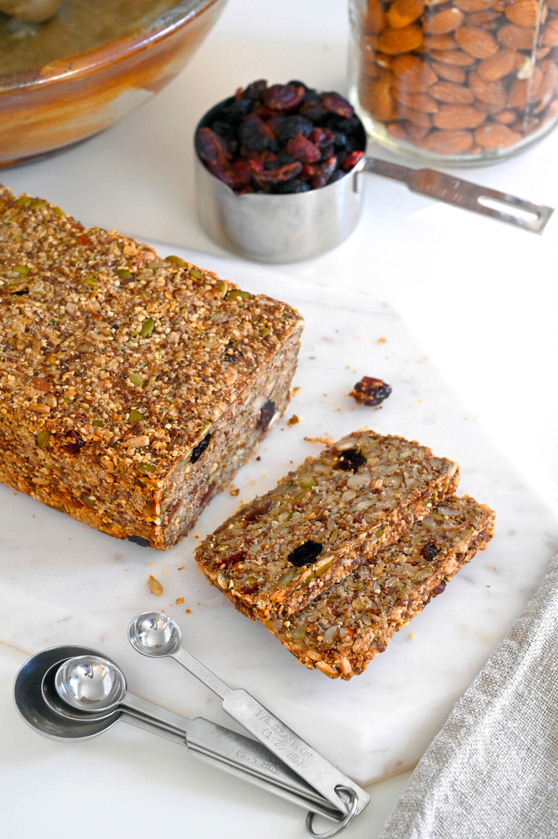 Healthy Cranberry Cinnamon Breakfast Bread - Sun's Up Buttercup!