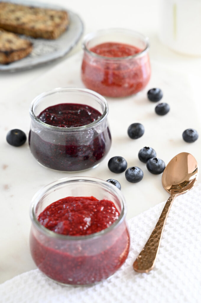 Quick and Easy Chia Seed Jam 3 Ways - Sun's Up Buttercup!